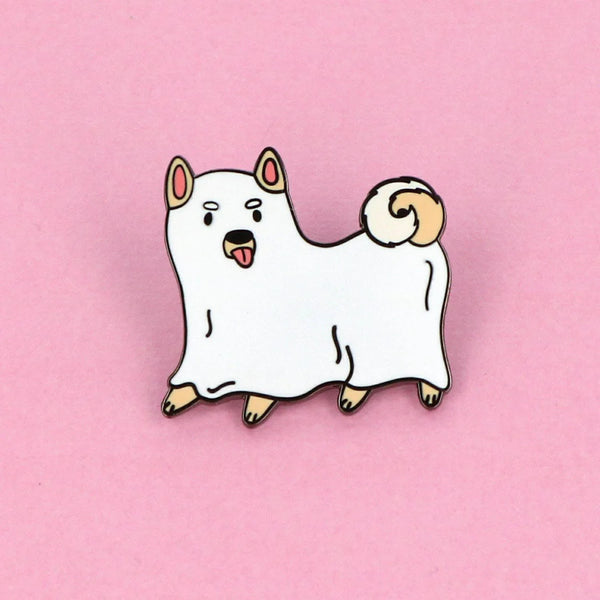 Punky Pins Ghost Dog Enamel Pin Halloween Spooky – Kitty Deluxe